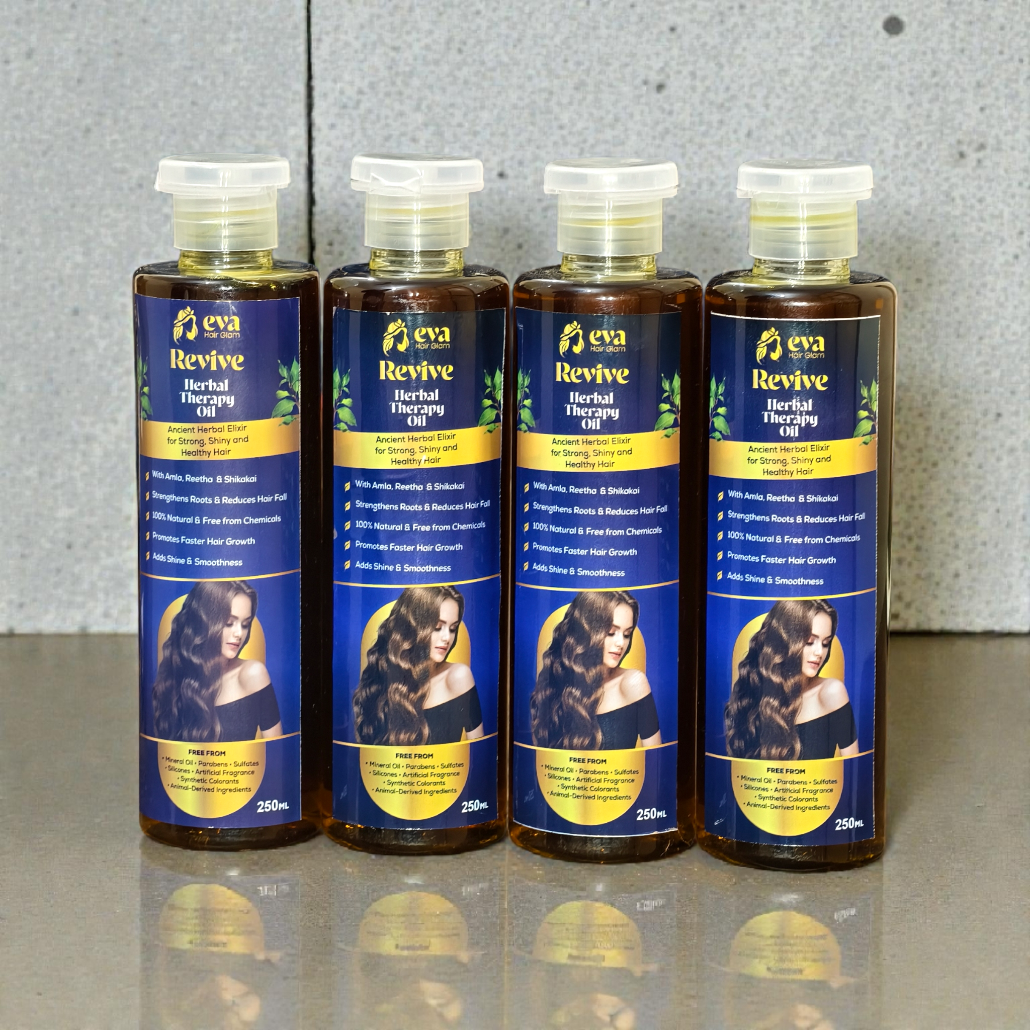 Eva Hair Oil Collection – Herbal Therapy Oils for Strong & Shiny Hair